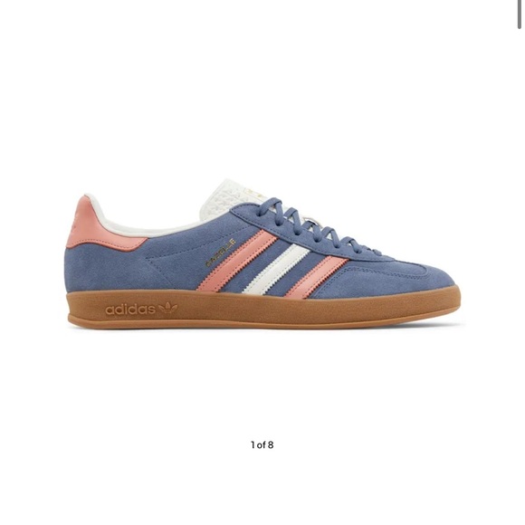 adidas | Shoes | Adidas Gazelle Indoor Sneakers Brand New W Tags Blue ...
